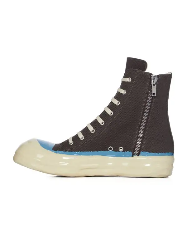 Rick Owens Concordians High Top Sneakers - Black