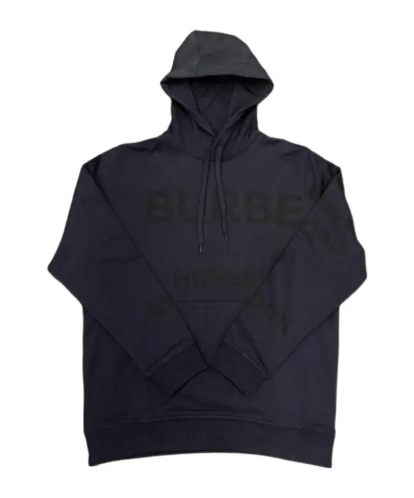 Burberry Long Sleeve Hooded Sweatshirt With Logo - No