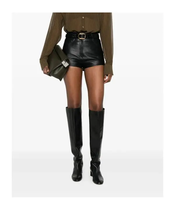 THE FRANKIE SHOP Belt Loop Shorts