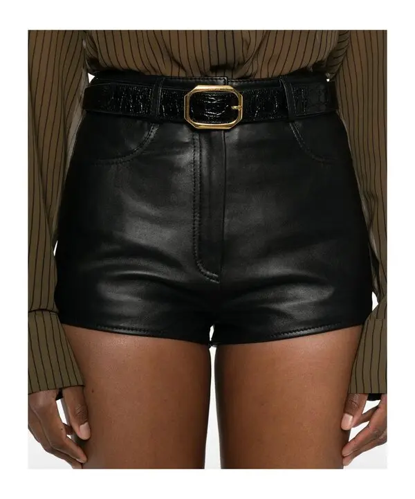 THE FRANKIE SHOP Belt Loop Shorts