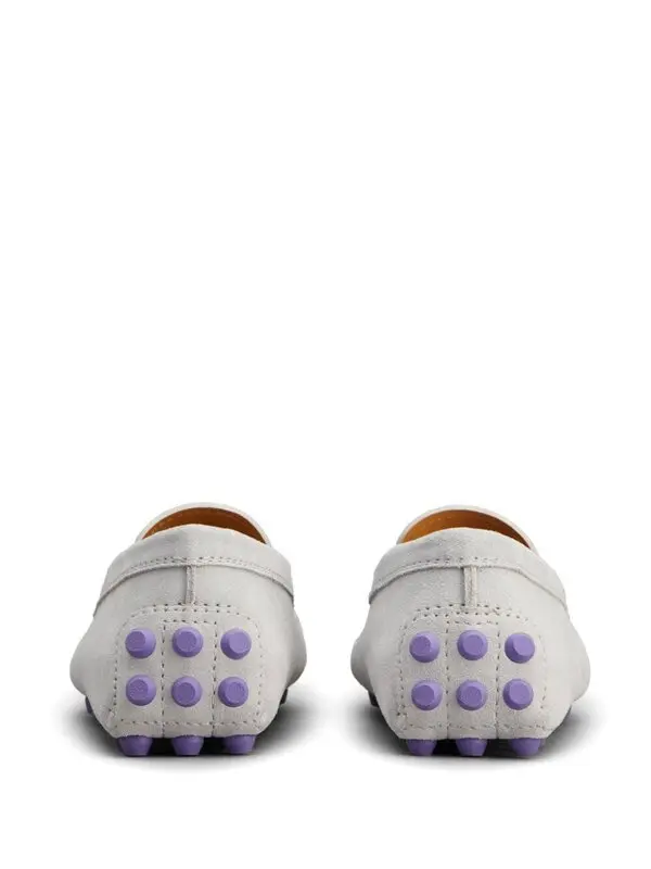 TOD'S Gommino Logo-debossed Slip-on Loafers - White