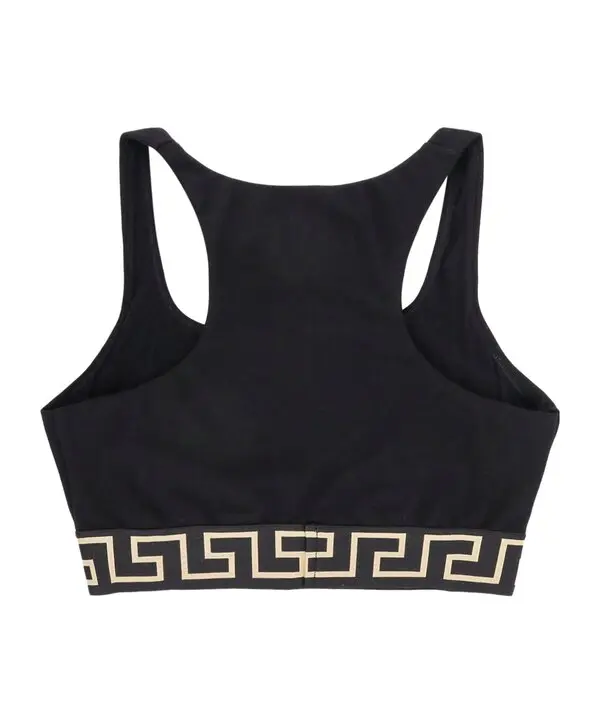 Versace Greca Border Cropped Top