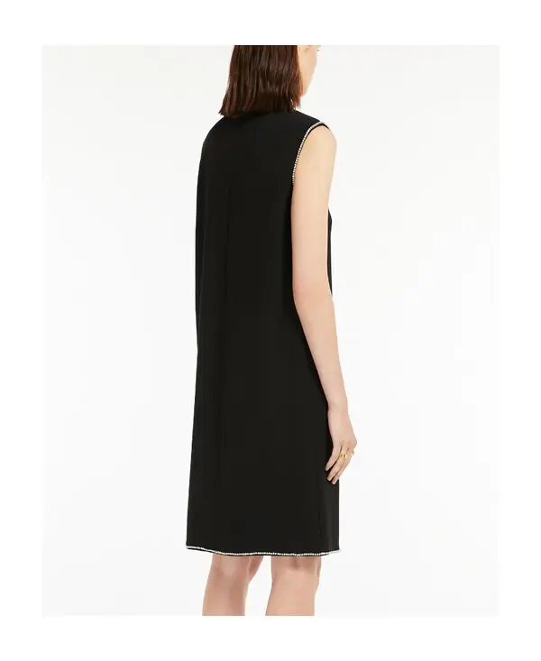 Sportmax Embellished Round Neck Sleeveless Dress