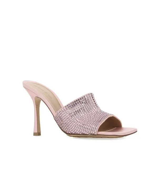 Bottega Veneta Embellished Stretch Mules