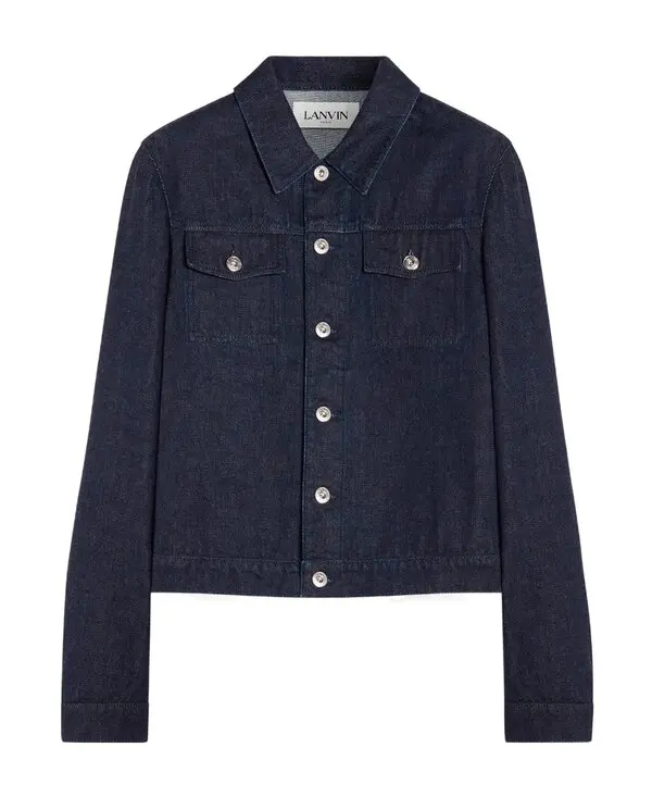 LANVIN Logo Denim Jacket