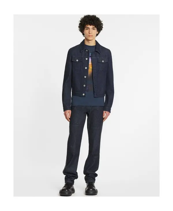 LANVIN Logo Denim Jacket