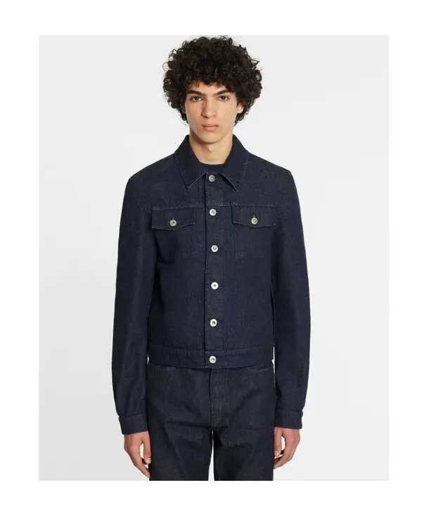 LANVIN Logo Denim Jacket