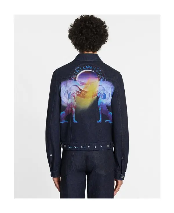 LANVIN Logo Denim Jacket