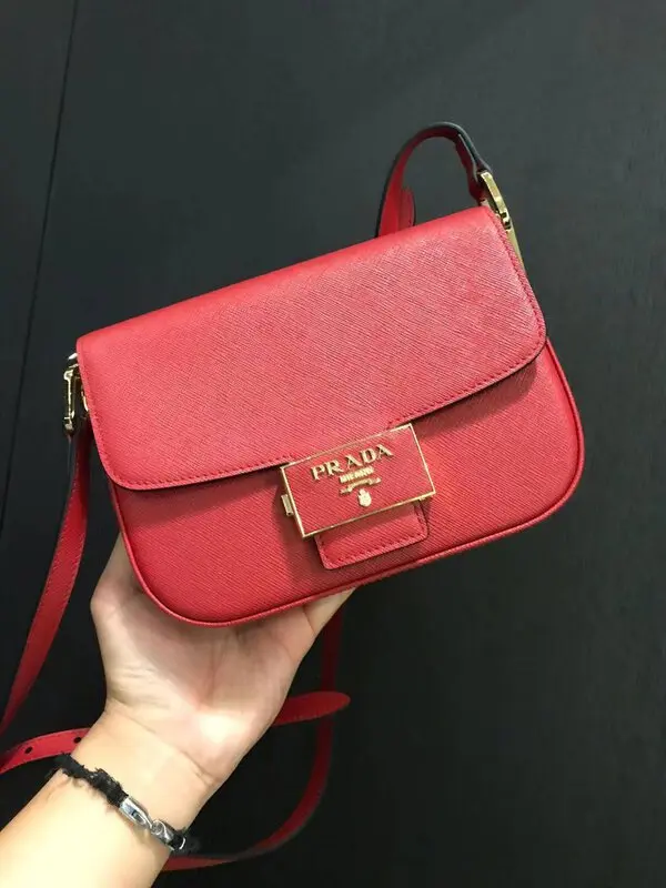 Prada Logo Shoulder Bag