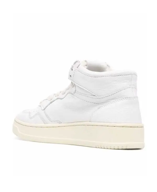 AUTRY High-top Leather Sneakers - White