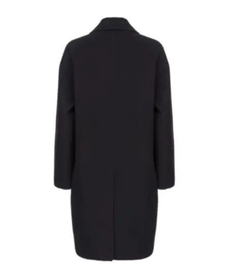 Pinko Classic Single-breasted Coat - Black