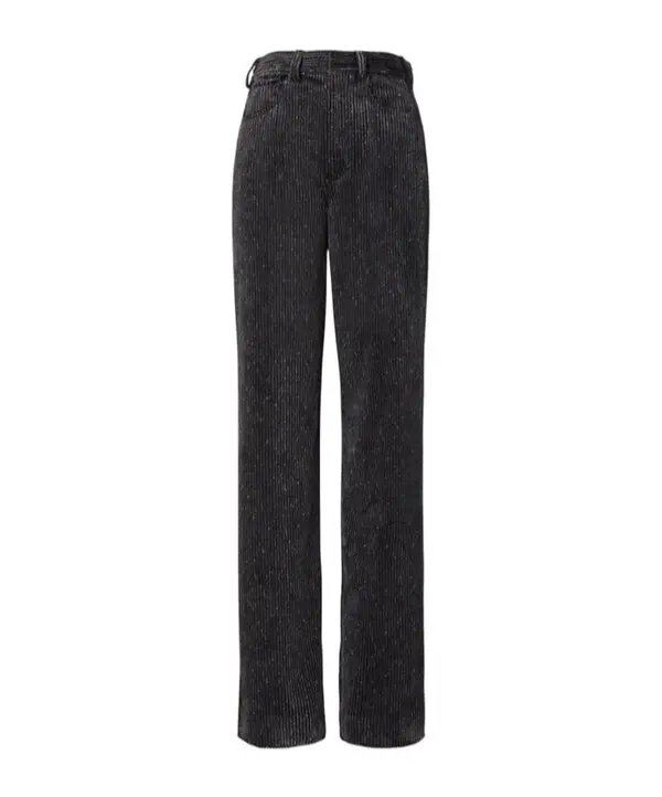 Tory Burch High-waist Corduroy Wide-leg Trousers