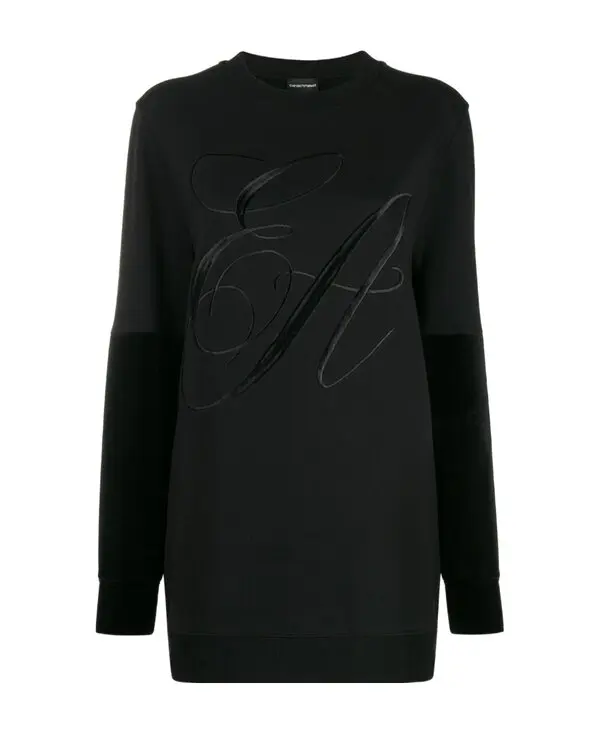 Emporio Armani Round Neck Long Sleeve Sweater