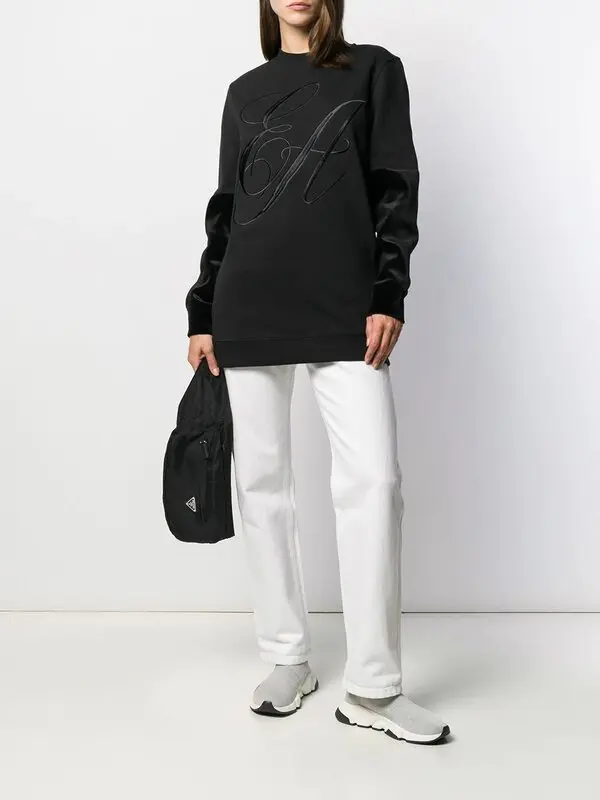 Emporio Armani Round Neck Long Sleeve Sweater