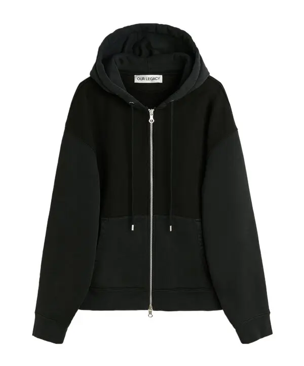 Our Legacy Zip-up Hooded Sweater With Drawstring