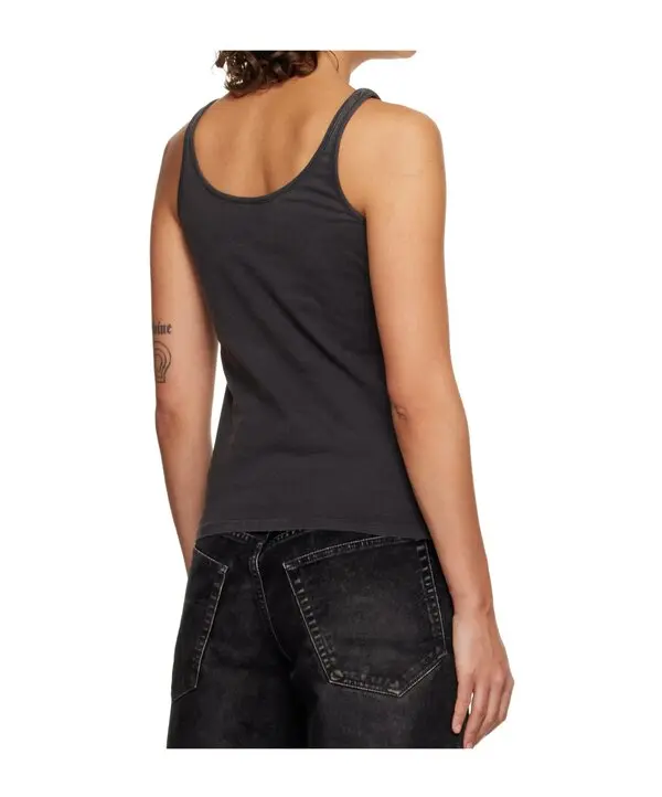Off-White Patchwork Design Tank Top