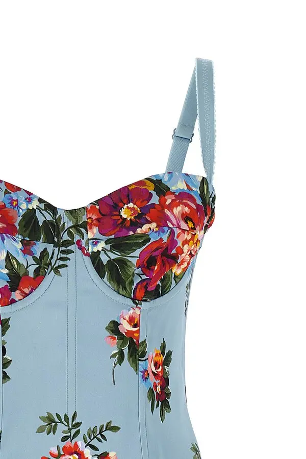 Dolce & Gabbana Floral Print Midi Dress