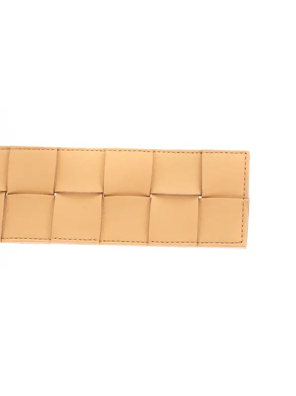 Bottega Veneta Maxi Intrecciato Leather Belt