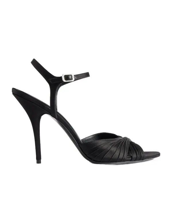Balenciaga Dynastie Heeled Sandals - Black