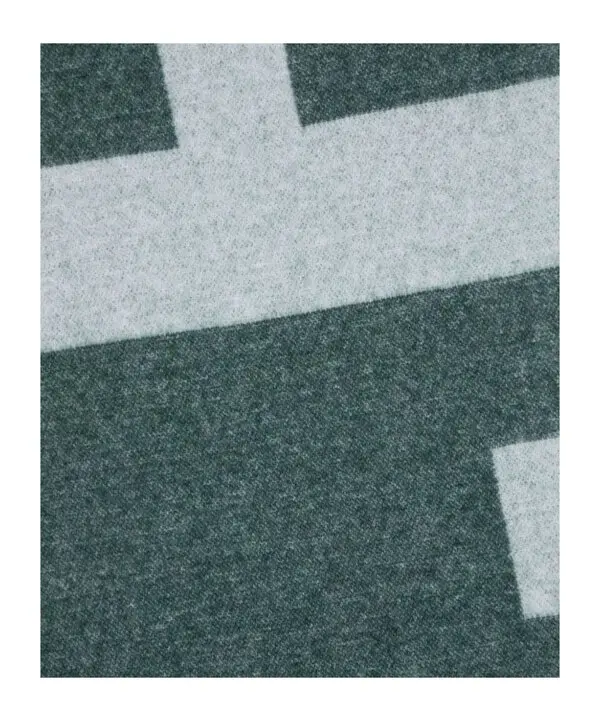 A.p.c. Logo Intarsia Fringed Scarf