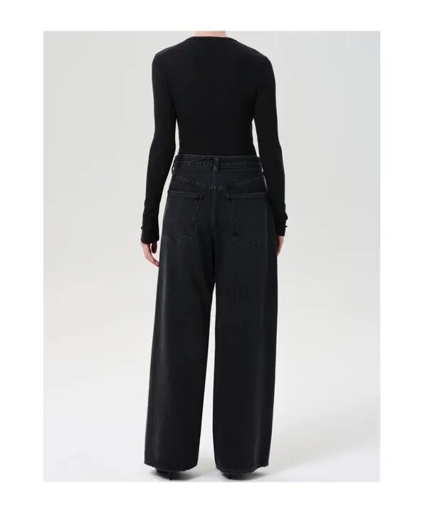 AGOLDE Vana Wide-leg Jeans In Wash - Black