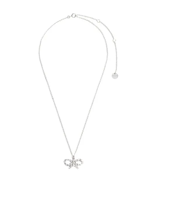 SELF-PORTRAIT Butterfly Pendant Necklace - Silver