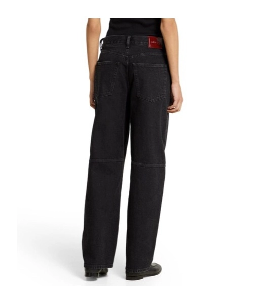 Gucci Petite Fit Balloon Denim Pants - Black