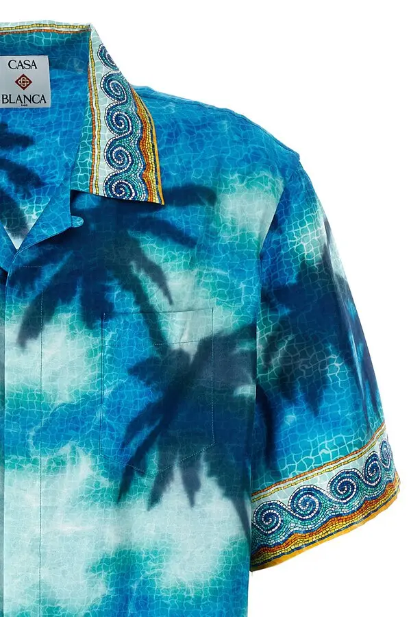 Casablanca Allover Print Short-sleeved Shirt