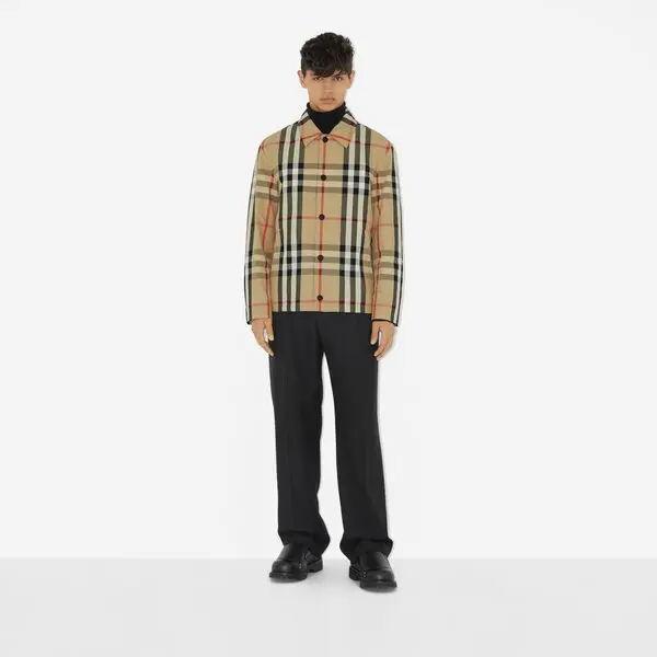 Burberry Checked Shirt Jacket