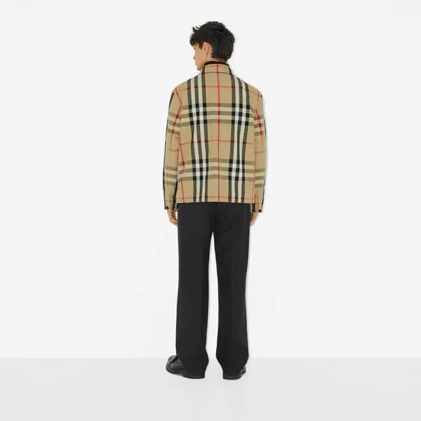 Burberry Checked Shirt Jacket