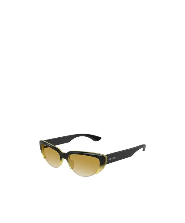 Alexander McQueen Cat Eye Frame Sunglasses - Black