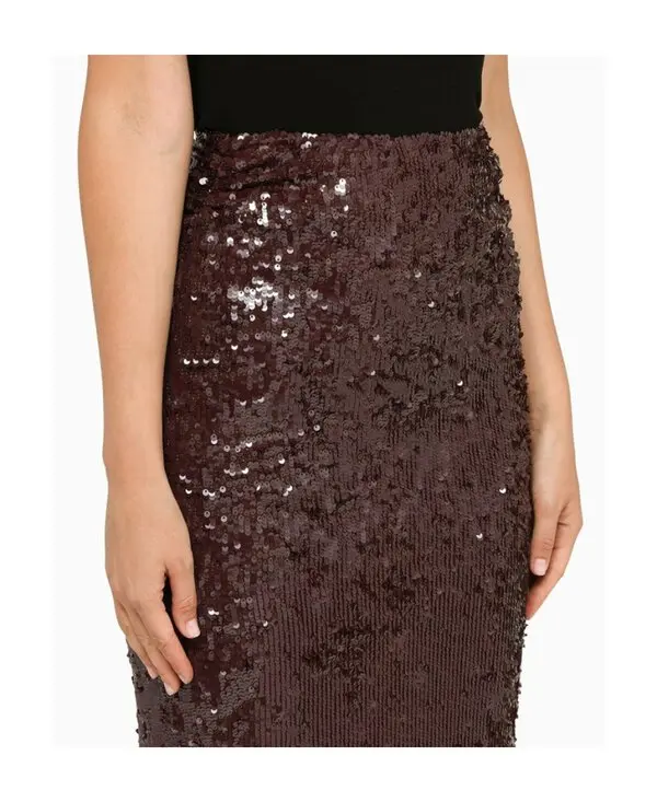 Dries Van Noten Sequined High-waist Maxi Skirt