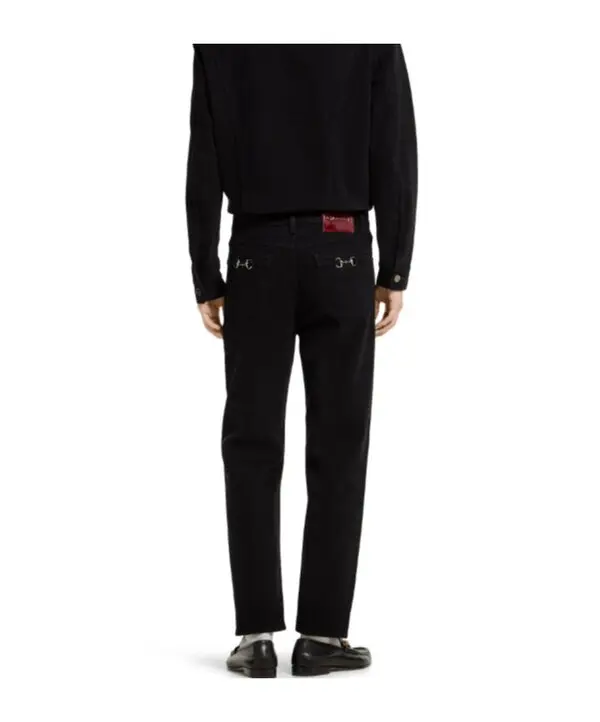 Gucci Cropped Slim Denim Pants
