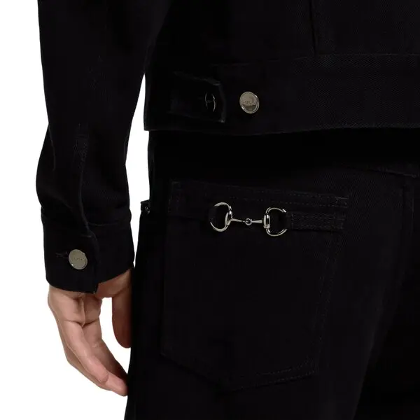 Gucci Cropped Slim Denim Pants