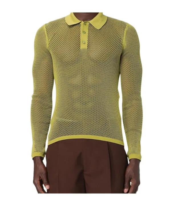 Gucci Long-sleeved Polo Shirt