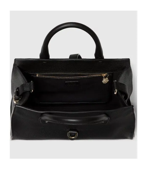 Gucci Medium Tote Bag With Hook Closure - Black