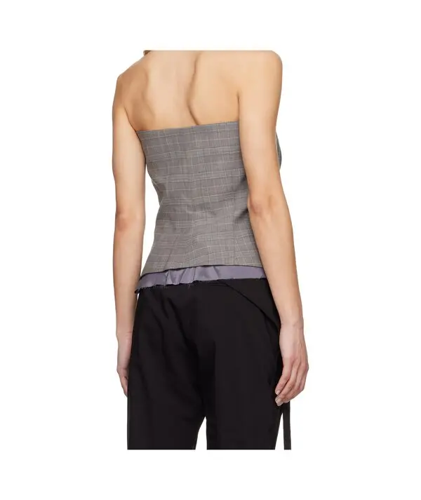 Ottolinger Plaid-check Corset