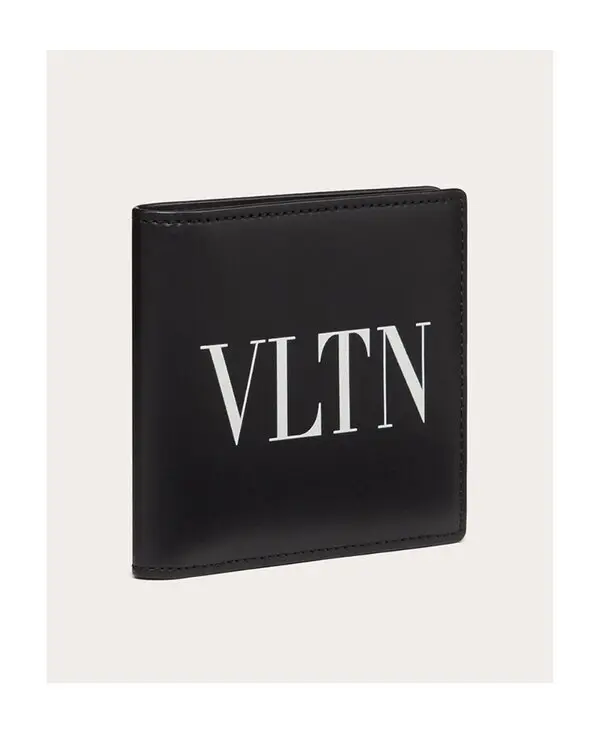 Valentino Garavani Vltn Logo Printed Bi-fold Wallet