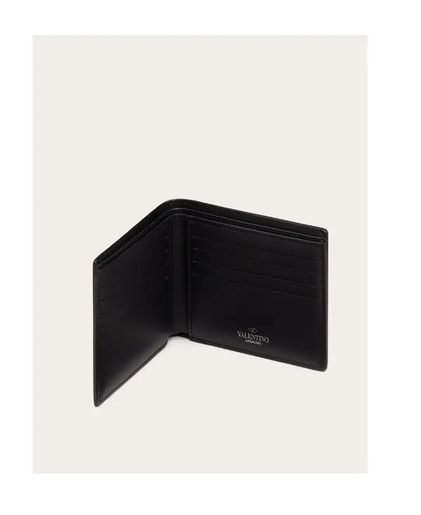 Valentino Garavani Vltn Logo Printed Bi-fold Wallet
