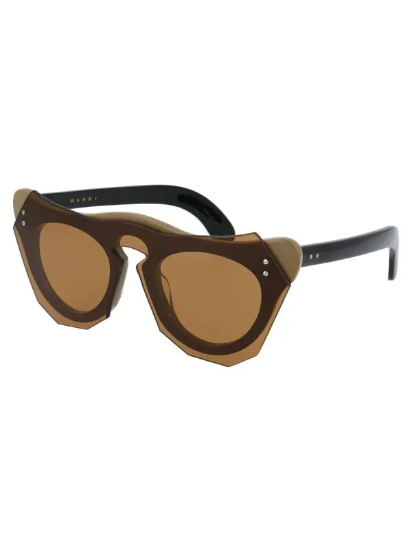 Marni Geometric Frame Sunglasses