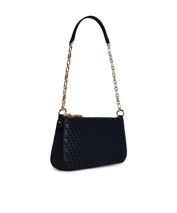 Michael Kors Empire Medium Woven Chain-link Pochette