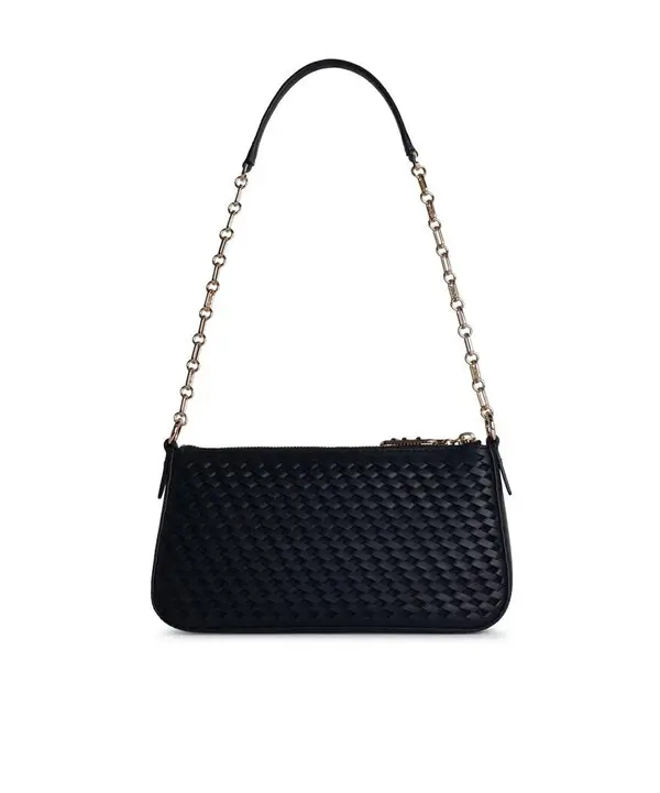 Michael Kors Empire Medium Woven Chain-link Pochette