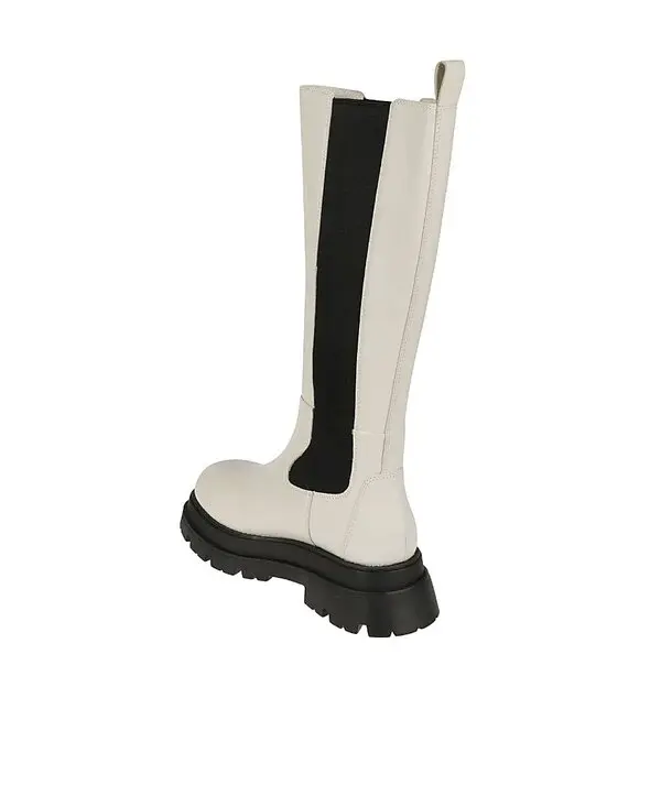 Ash Round Toe Lug Sole Boots
