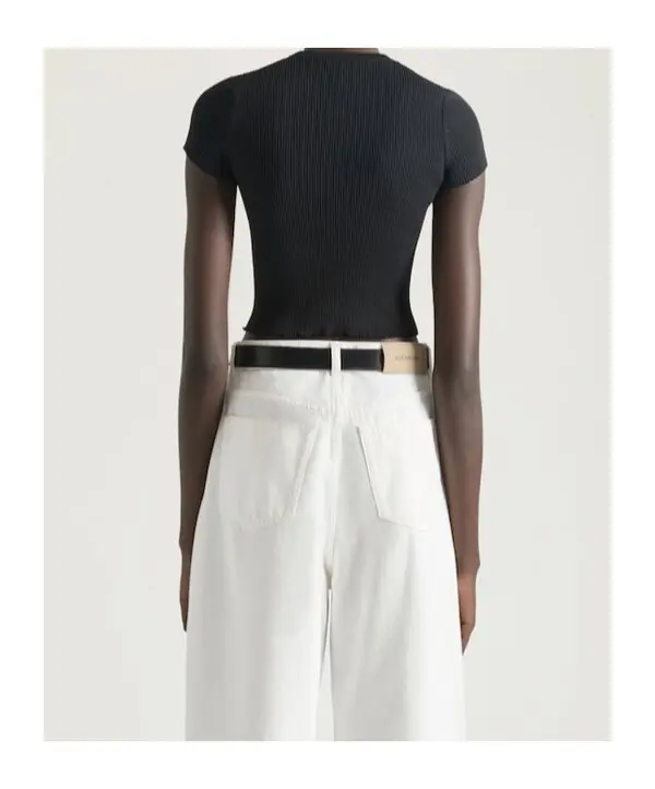 Givenchy Paris 1952 Jacquard Cropped Knit Top