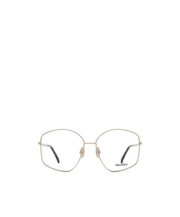 Max Mara Irregular Frame Eyeglasses - Nude