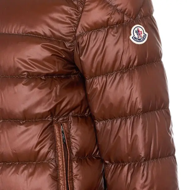 Moncler Short Padded Jacket With Stand Collar