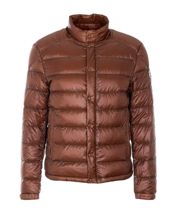 Moncler Quilted Down Jacket With Stand Collar - No