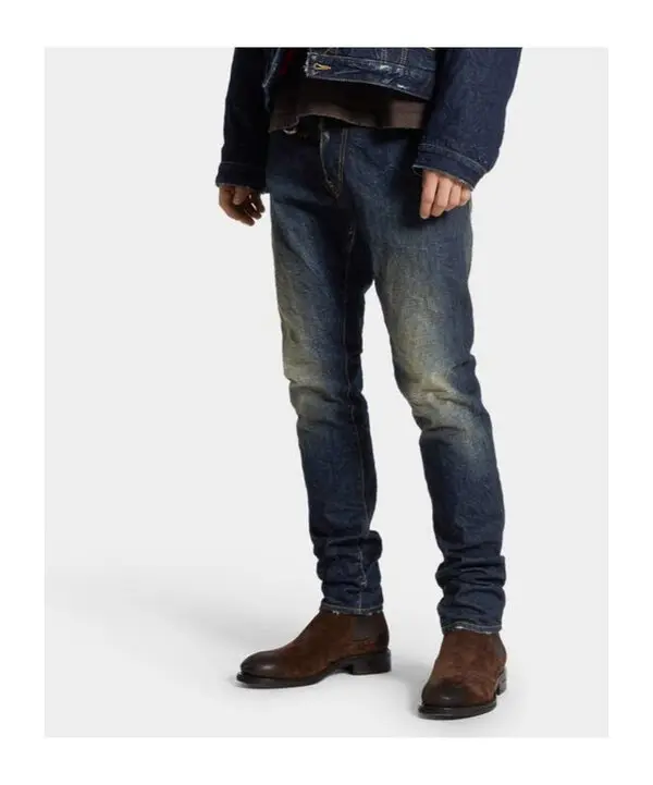 Dsquared2 Dark Wash Cool Guy Distressed Jeans - Blue