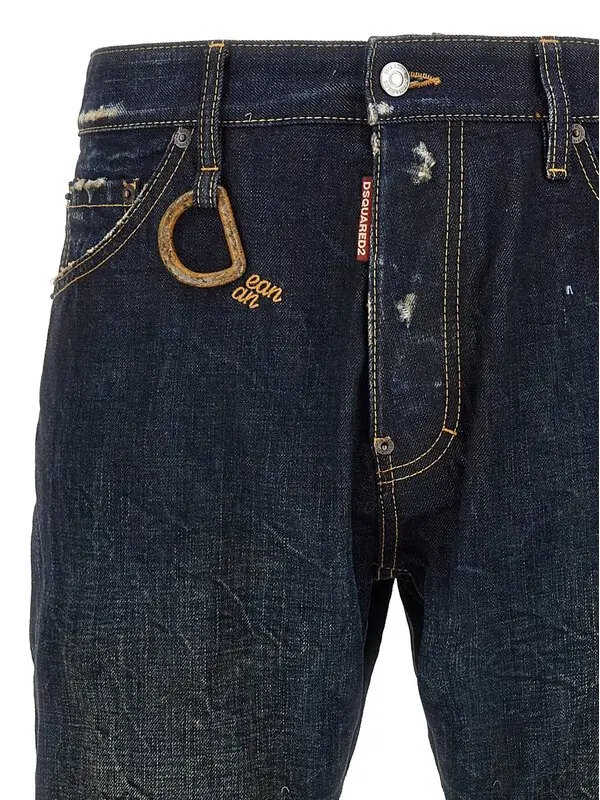 Dsquared2 Dark Wash Cool Guy Distressed Jeans