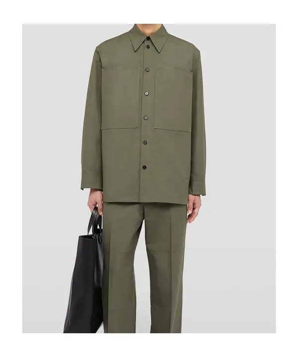 JIL SANDER Long-sleeved Shirt - Thyme Green